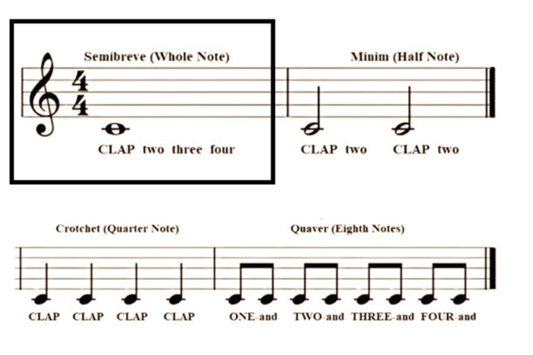 Musical Notes and Their Time Values - Phamox Music