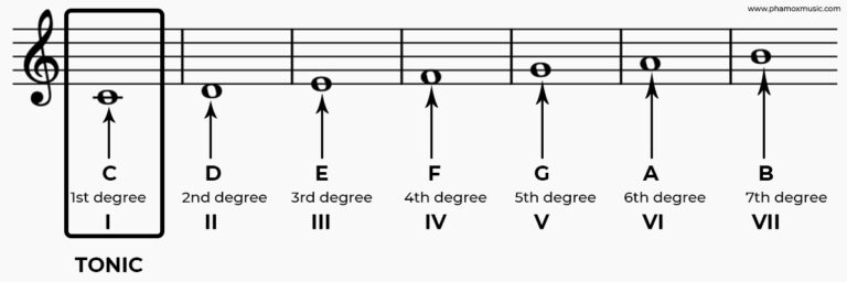 Scale Degree Names - Phamox Music