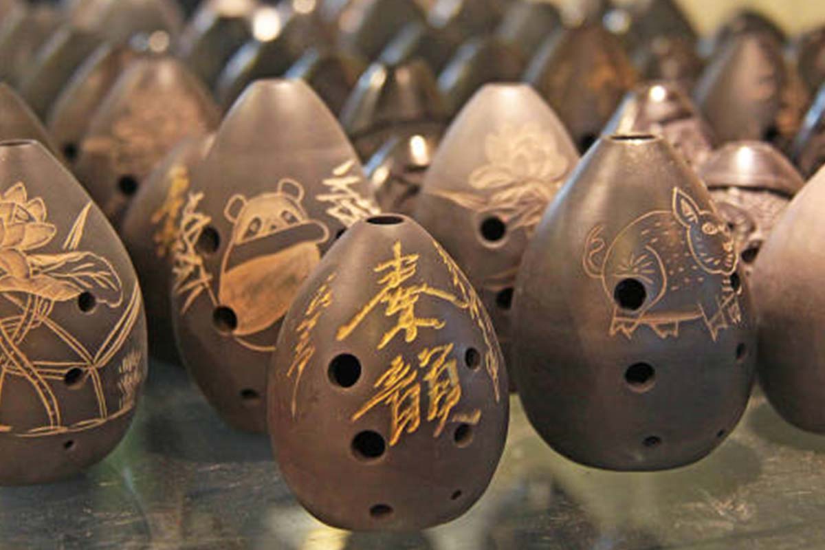 Xun Musical Instrument - Chinese Vessel Flute - Phamox Music