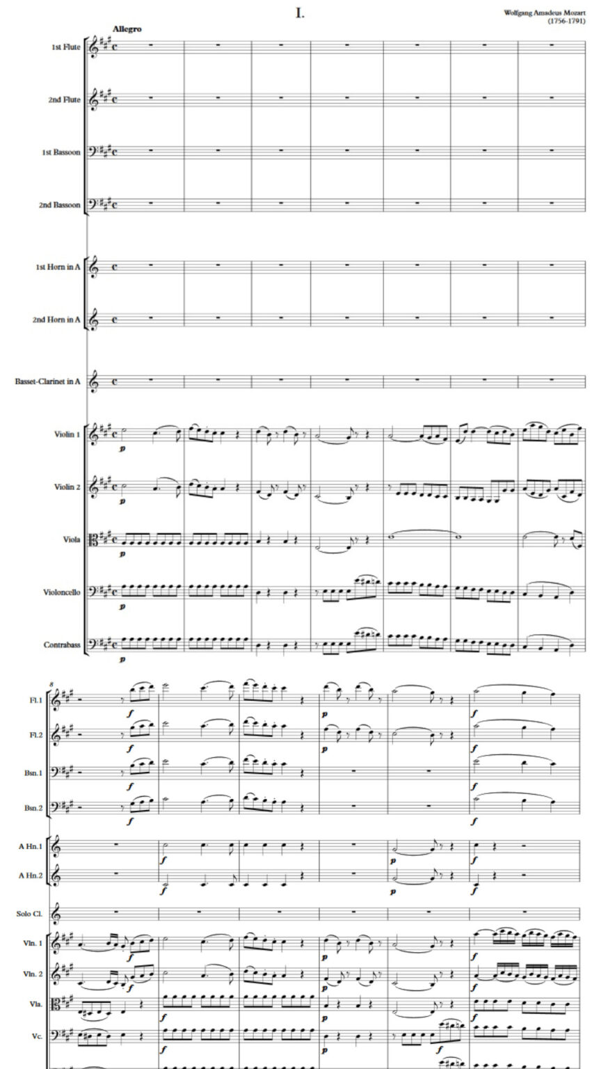 Mozart Clarinet Concerto - Phamox Music